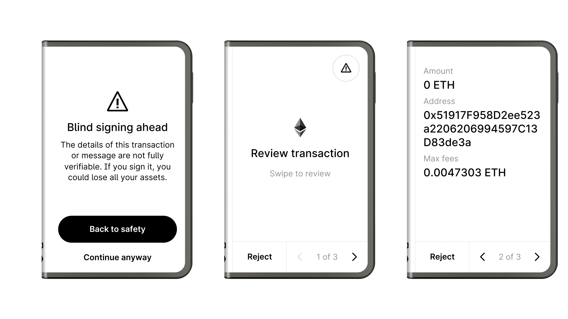 Signing transactions and messages - Ledger Developer Portal